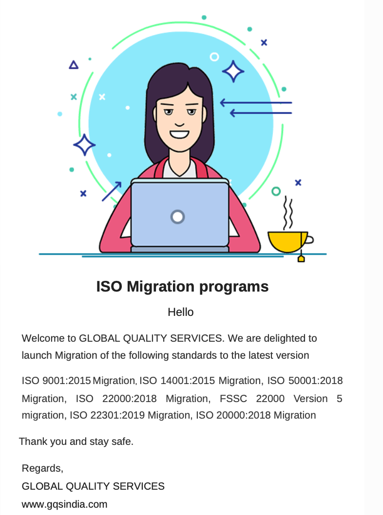 ISO 9001:2015 Migration